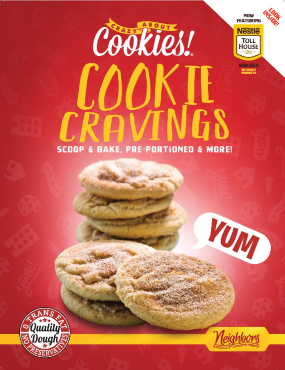 Cookie Cravings Brochure Fundraiser by Neighors