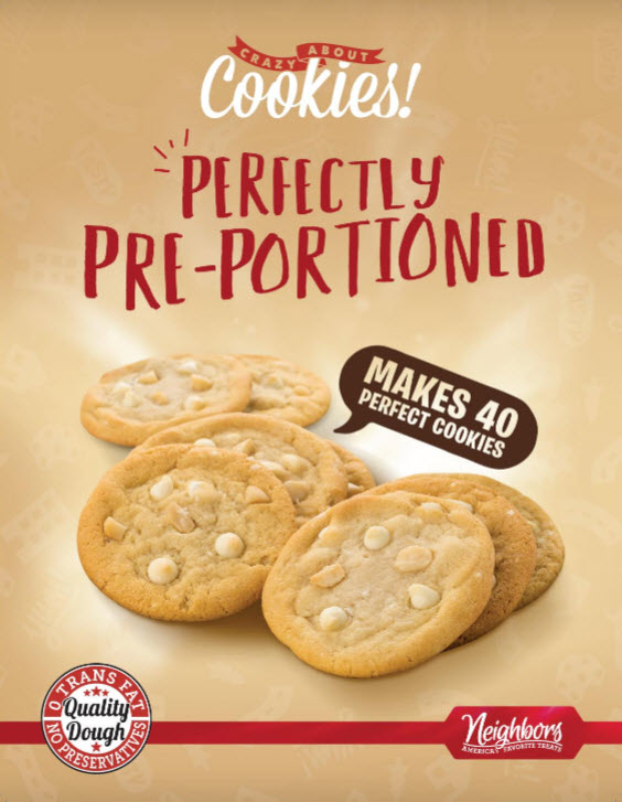 Neighbors Perfectly Pre-portioned Cookie Dough Fundraiser